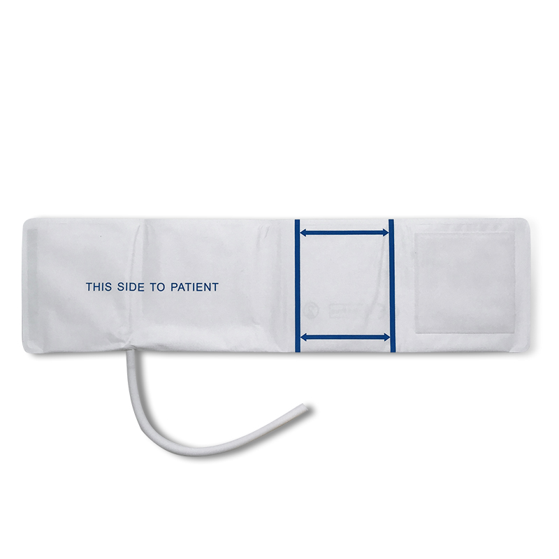 Disposable NIBP Cuff adult with single tube size 27.5-36.5cm